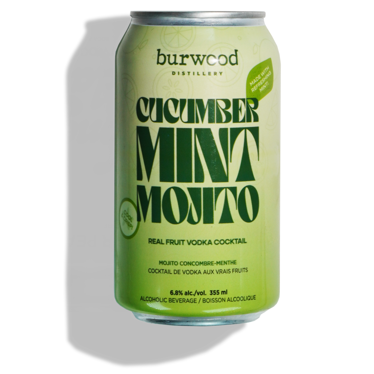 Cucumber Mint Mojito 4-pack Craft Cooler – Burwood Distillery